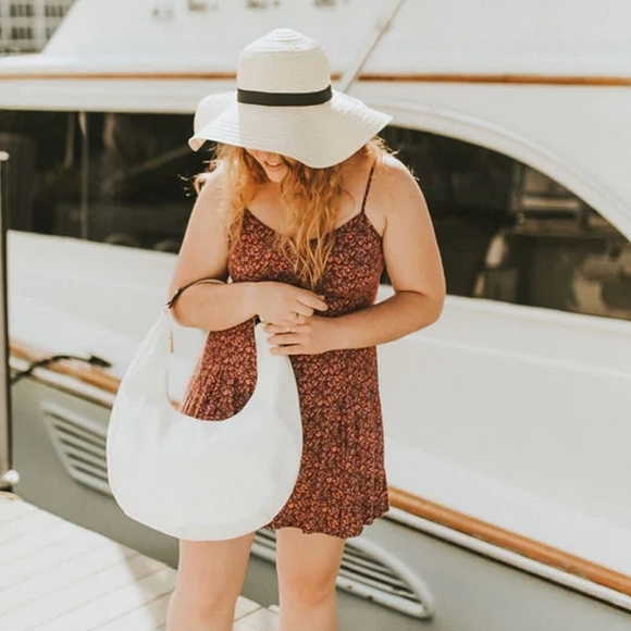 K. Carroll | Bags | K Carroll Vegan Madison Hobo Handbag Purse White ...